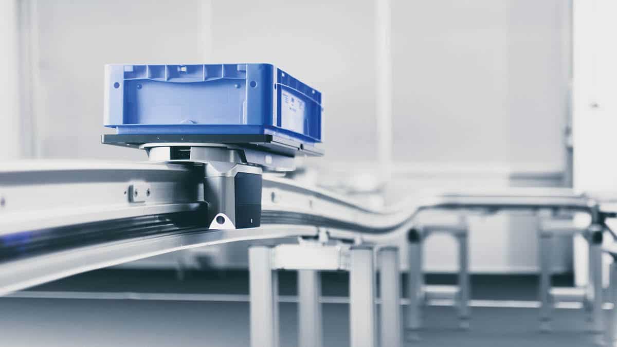 montratec simuliert mit Visual Components und DUALIS-Konfigurator